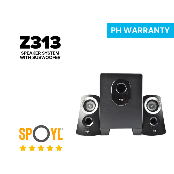 Logitech Z313 Speaker System with Subwoofer – Spoyl